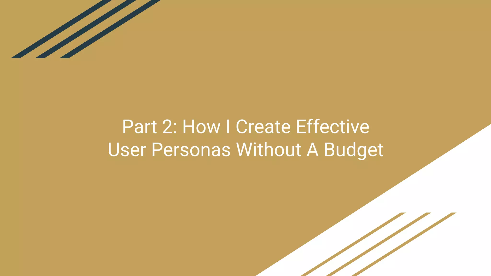 Incorporating user personas in software engineering and design ...