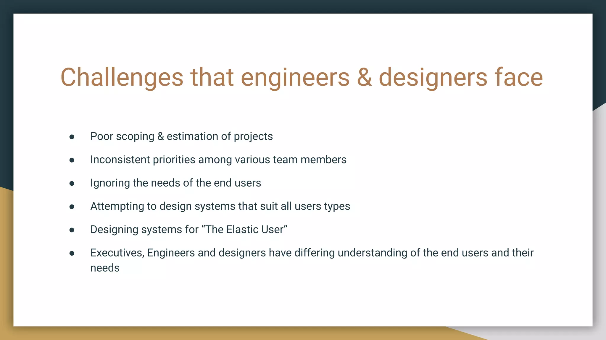 Incorporating user personas in software engineering and design ...