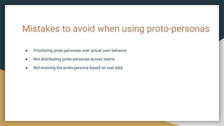 Incorporating user personas in software engineering and design ...