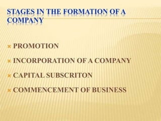 Formation of company- prospectus, AOA & MOA, incorporation.pptx