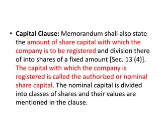 Incorporation of Companies | PPTX