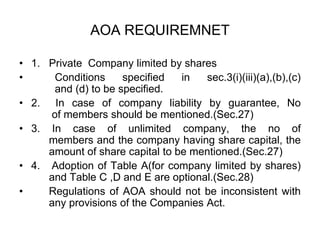 INCORPORATION OF COMPANIES.ppt