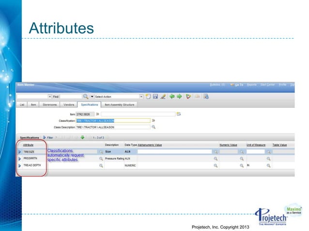 Using Classifications In Maximo Focus On Item Master Pptx