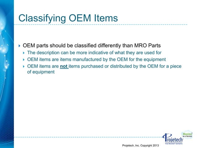 Using Classifications In Maximo Focus On Item Master Pptx