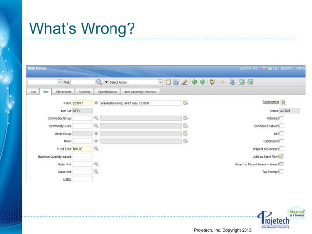 Using Classifications In Maximo Focus On Item Master Pptx