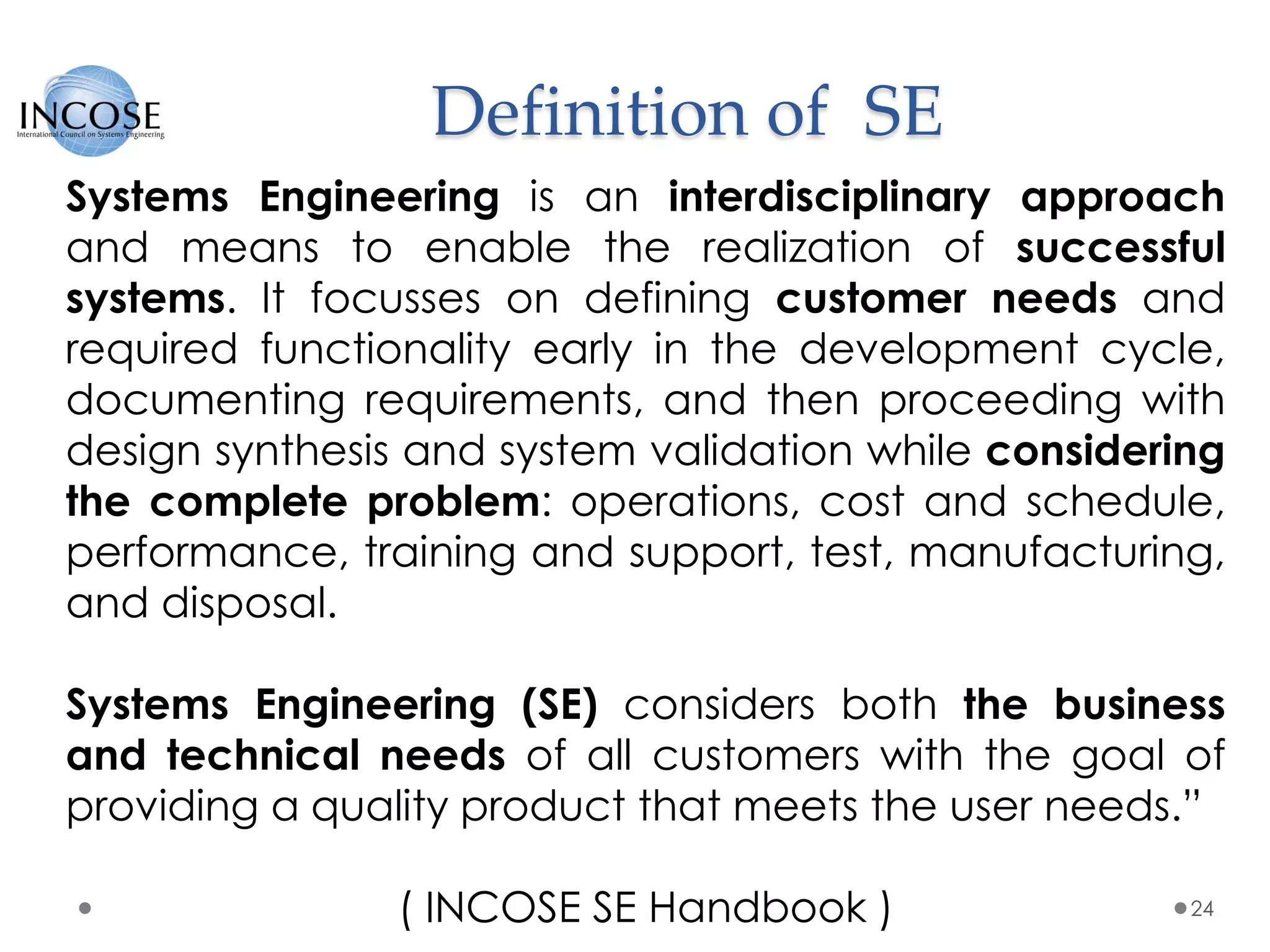 Introduction to Systems Engineering | PDF