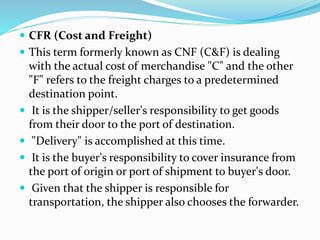 Incoterm | PPTX