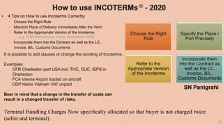 #INCOTERMS-2020 | PDF