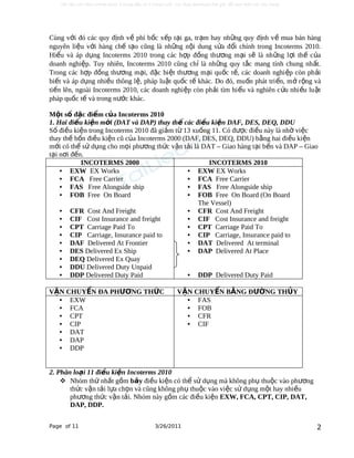Incoterm 2010 1579 | PDF