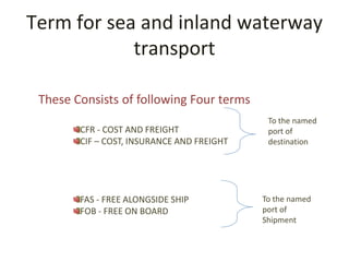 iIncoterms | PDF | Logistics | Business