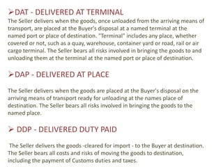 Incoterms | PPTX