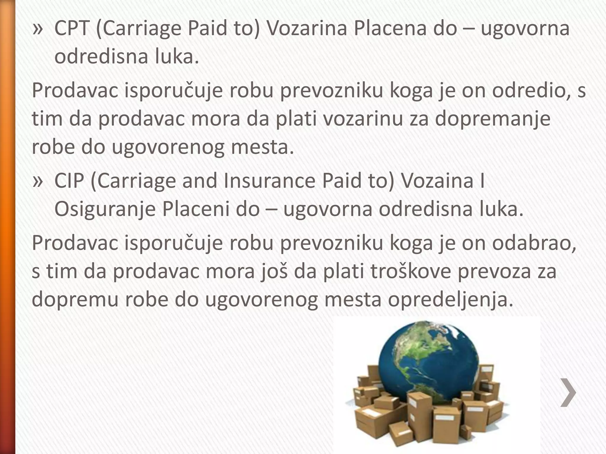 Incoterms Pravila | PPTX