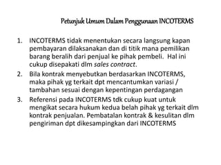 Incoterms | PPTX