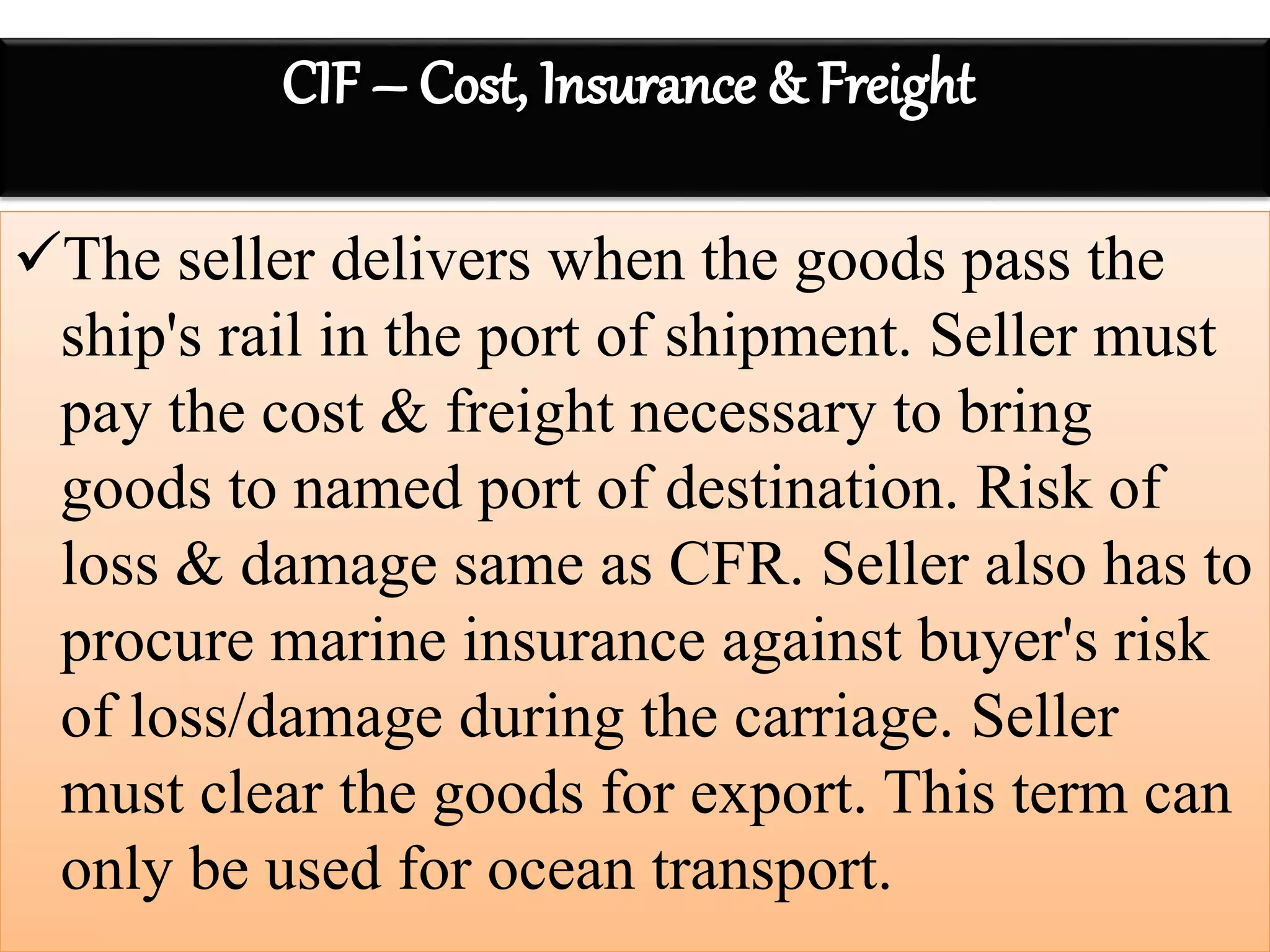 Incoterms | PPTX
