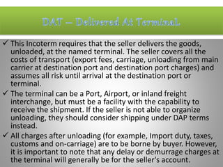 Incoterms | PPTX