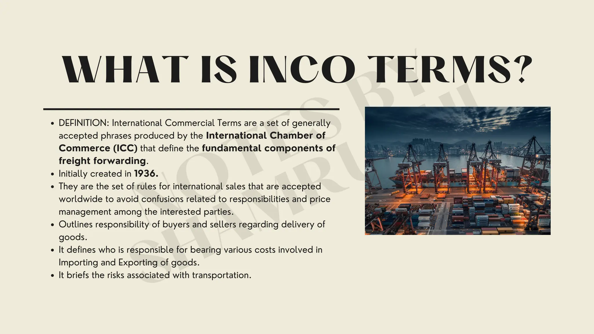 Understanding INCO Terms: A Comprehensive Guide to International Trade ...