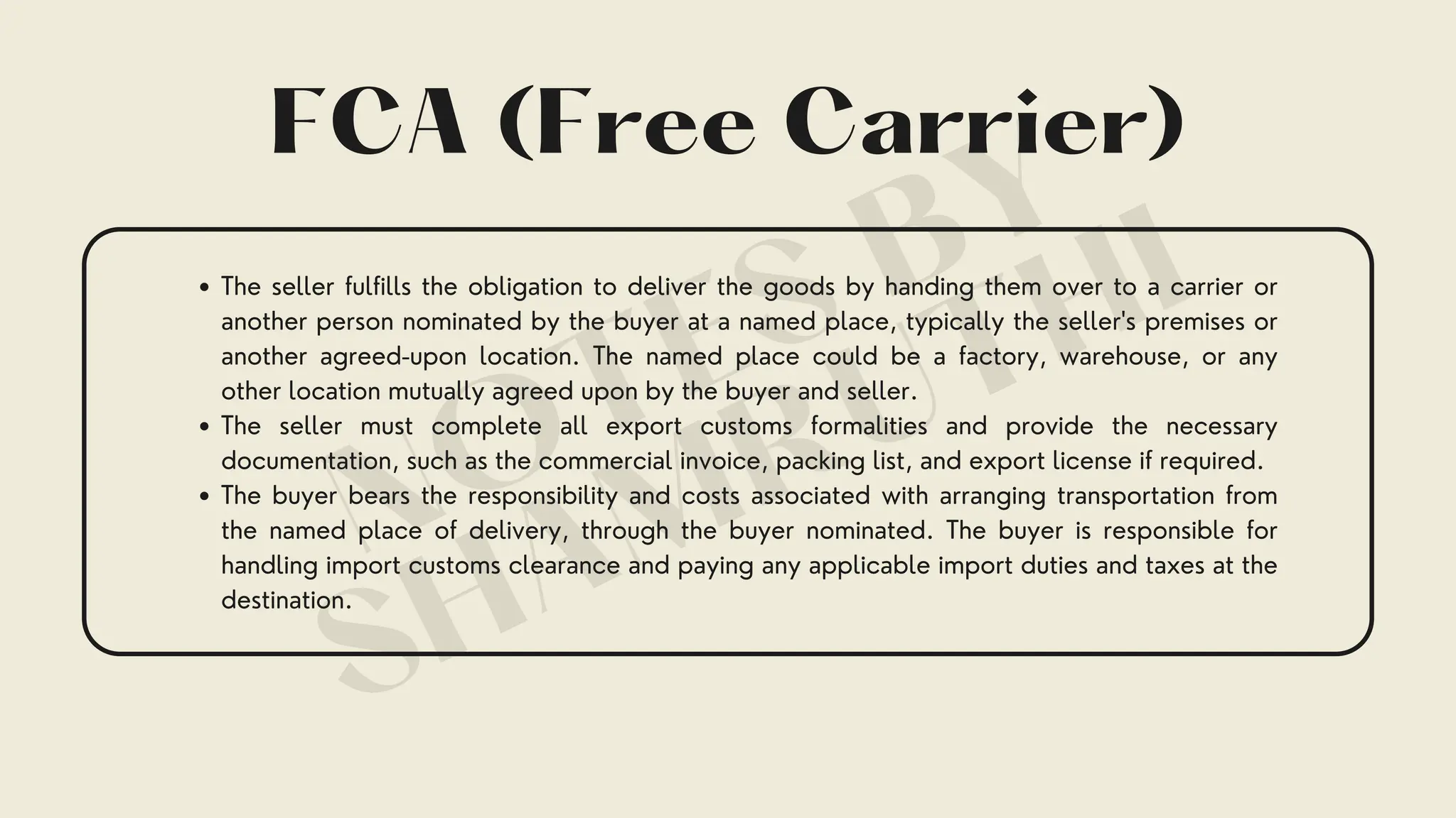 Understanding INCO Terms: A Comprehensive Guide to International Trade ...