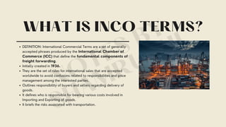 Understanding INCO Terms: A Comprehensive Guide to International Trade ...