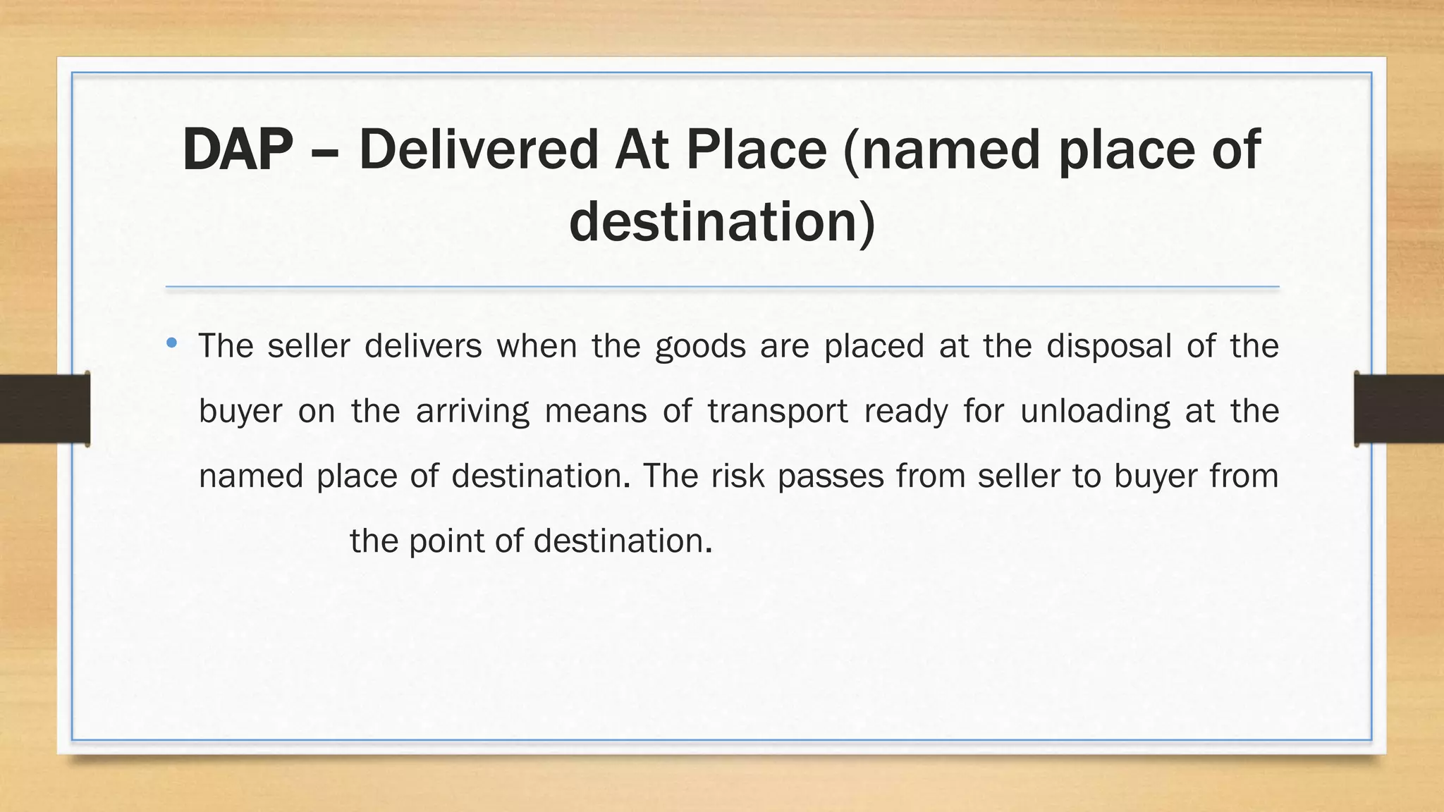 INCO terms by Shahnawaz | PPT