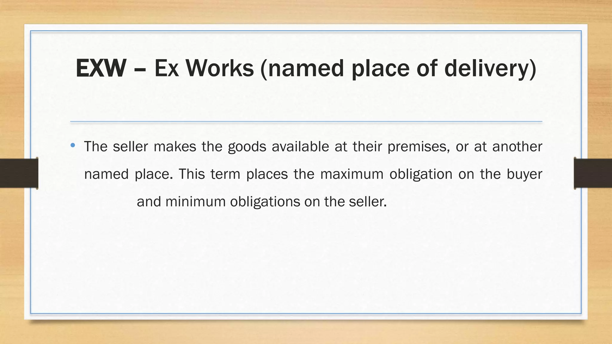 INCO terms by Shahnawaz | PPT