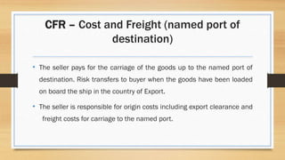 INCO terms by Shahnawaz | PPT