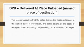 INCO terms by Shahnawaz | PPT