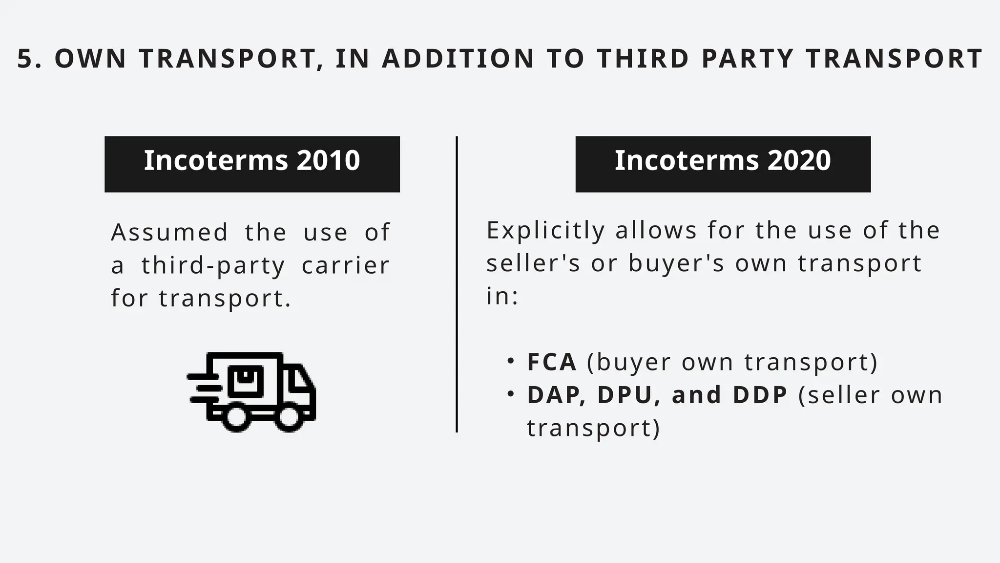 changes in INCOTERMS 2020 overview presentation | PPTX