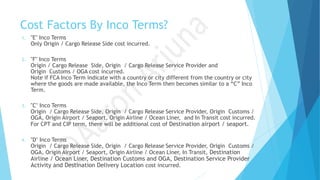 Basic Inco Terms | PPTX