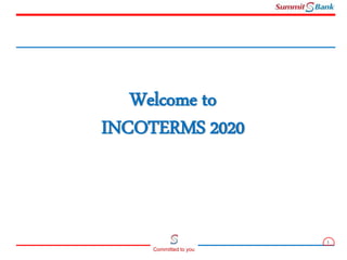 INCO Terms 2020: Unit 4 | PPTX