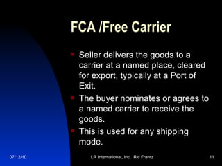 Inco terms 2000 | PPT