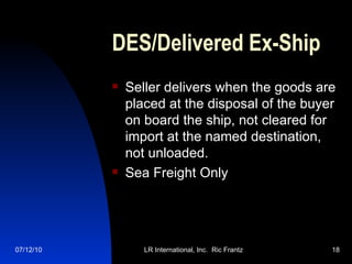 Inco terms 2000 | PPT