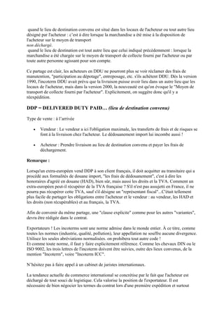 Incoterms 2000 | PDF