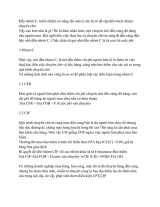 Incoterms2000( lưu ý) | PDF