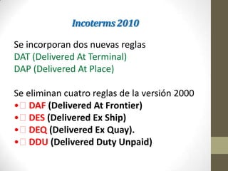 Incoterms 2010. 3 parte | PPTX