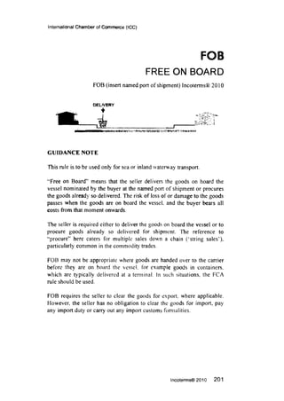 Incoterms 2010 english | PDF