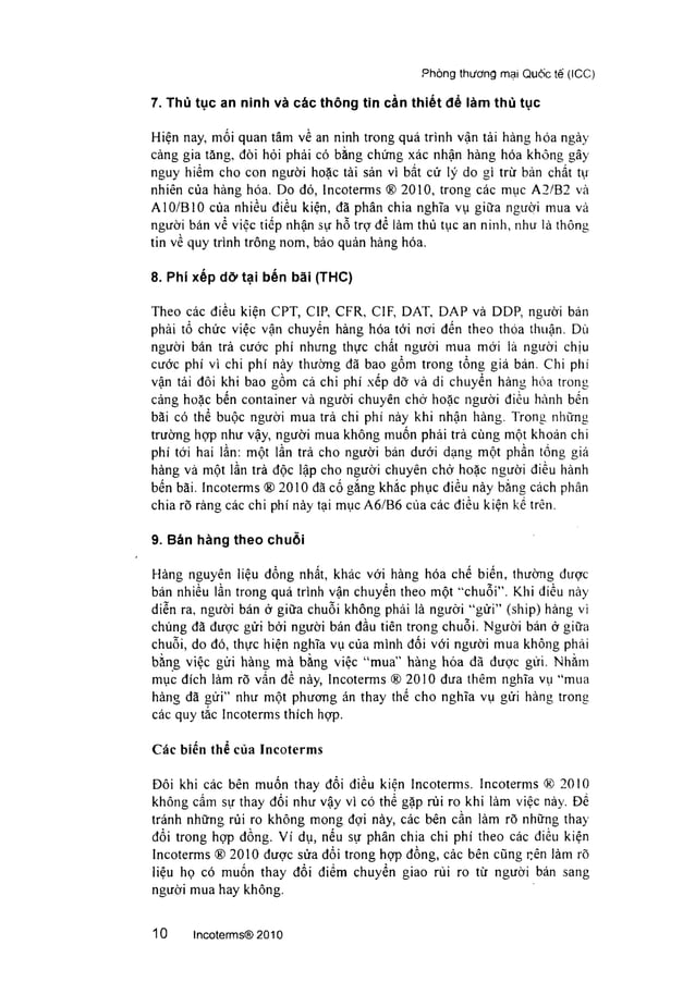 Incoterms 2010 tieng viet | PDF