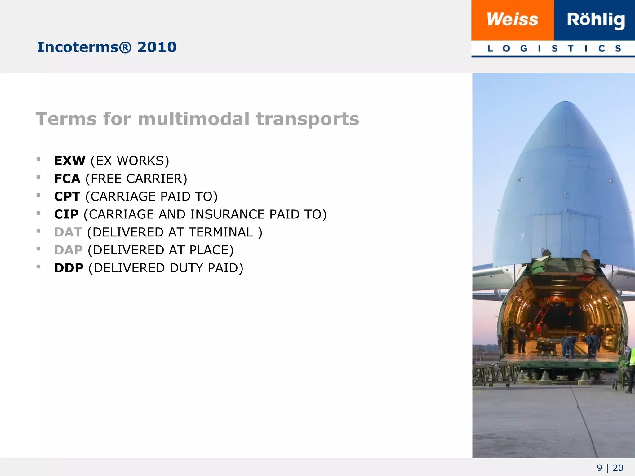 Incoterms 2010 weiss-rohlig_0 | PPT