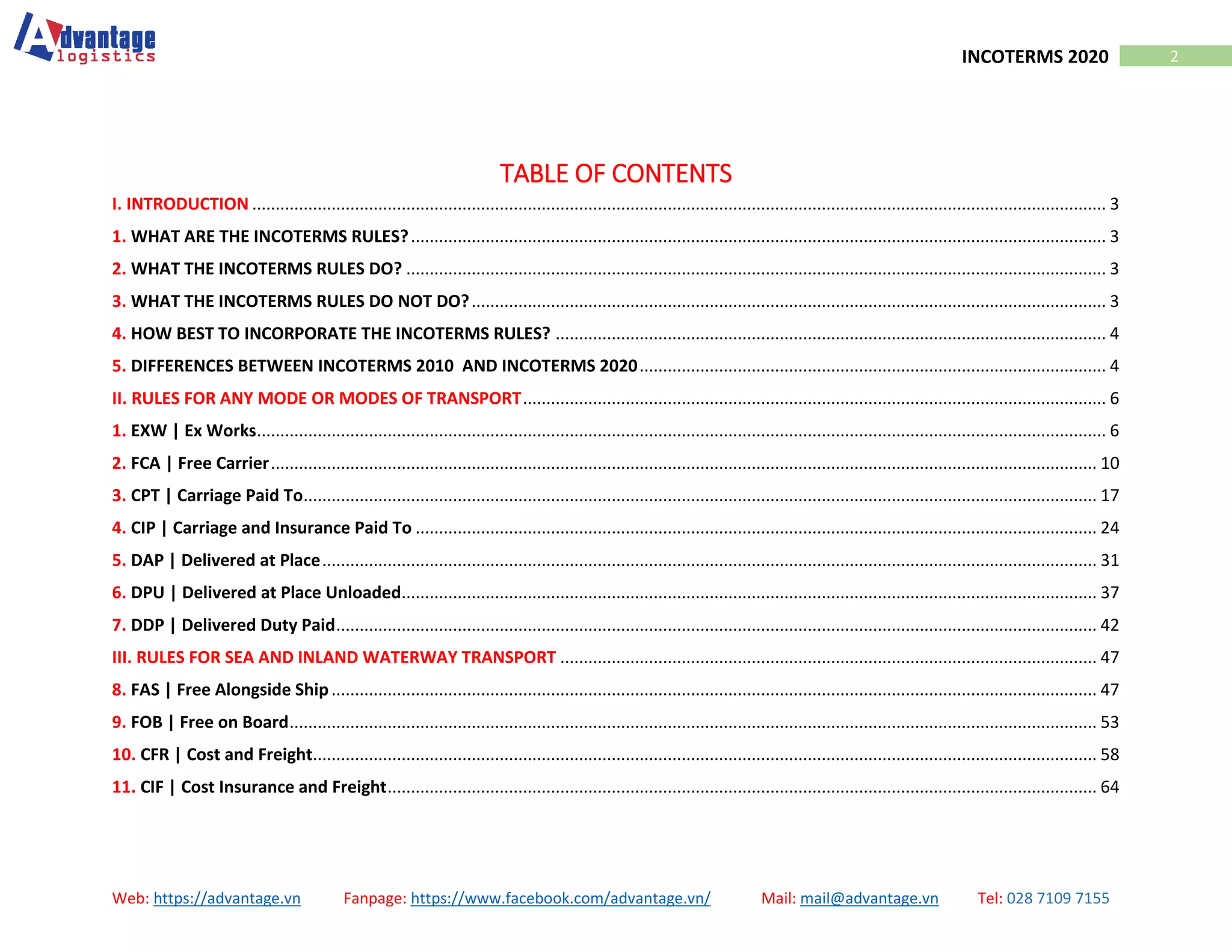 Incoterms 2020_English_Advantage Logistics | PPT