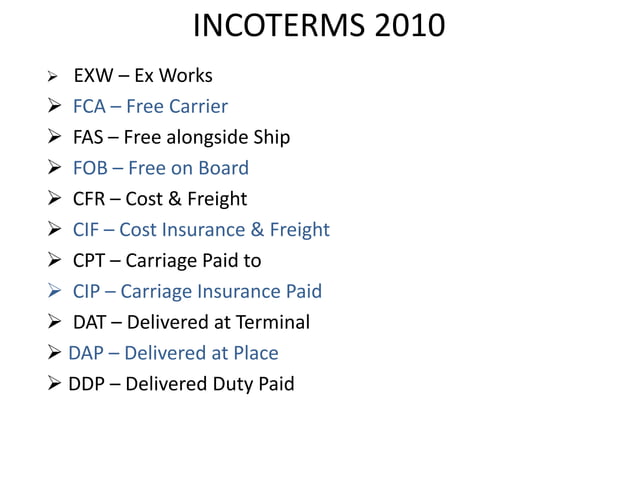 Incoterms 2020 _Final.ppt | Business | Business and Finance