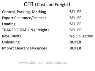 Incoterms2020 Presentation in english | PDF