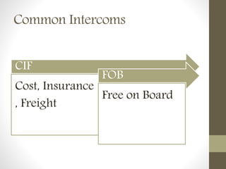 Incoterms and CISG NUDRAT MUFTI | PPTX