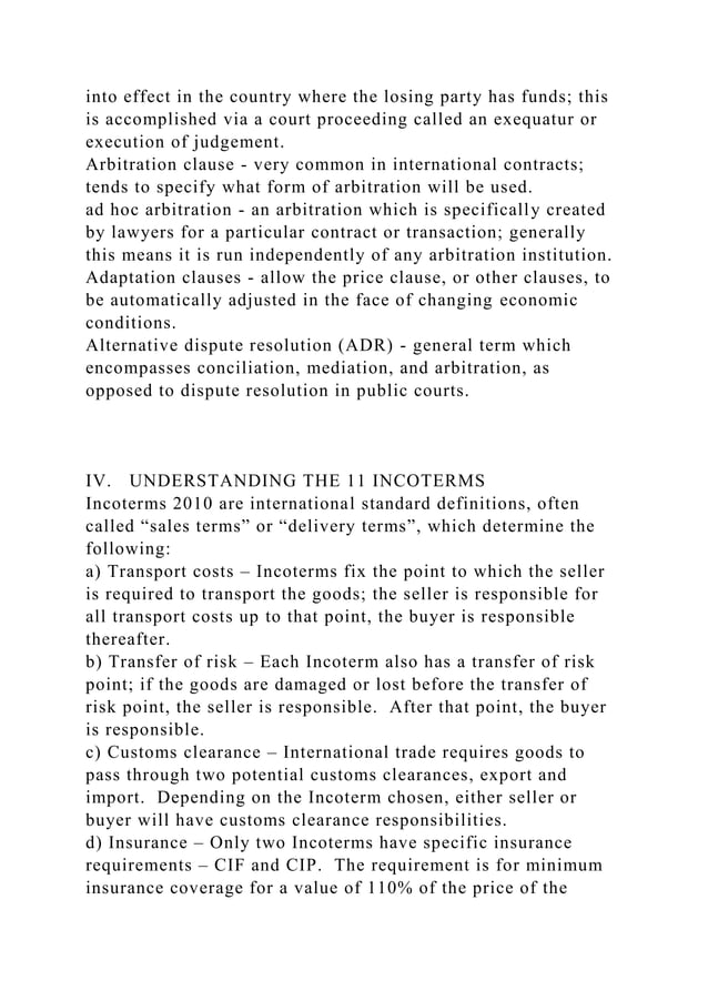 INCOTERMS CASE STUDIES 1. Case of the MRI Machine with a Compo.docx
