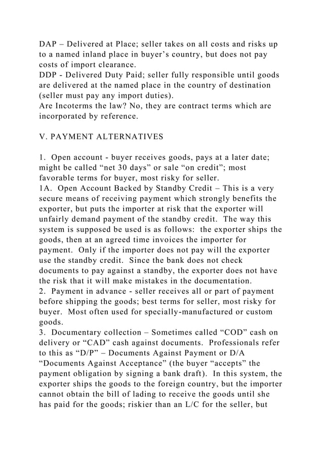 INCOTERMS CASE STUDIES 1. Case of the MRI Machine with a Compo.docx