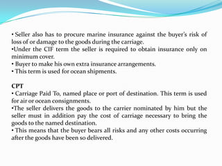 INCOTERMS | PPT