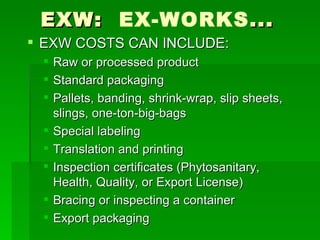 INCOTERMS 2000 | PPT | Logistics and Transportation Industry | Industries