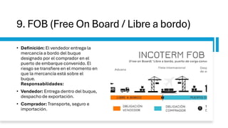 INCOTERMS PRESENTACION que son y como funcionan | PDF