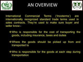 Inco terms presentation | PPTX
