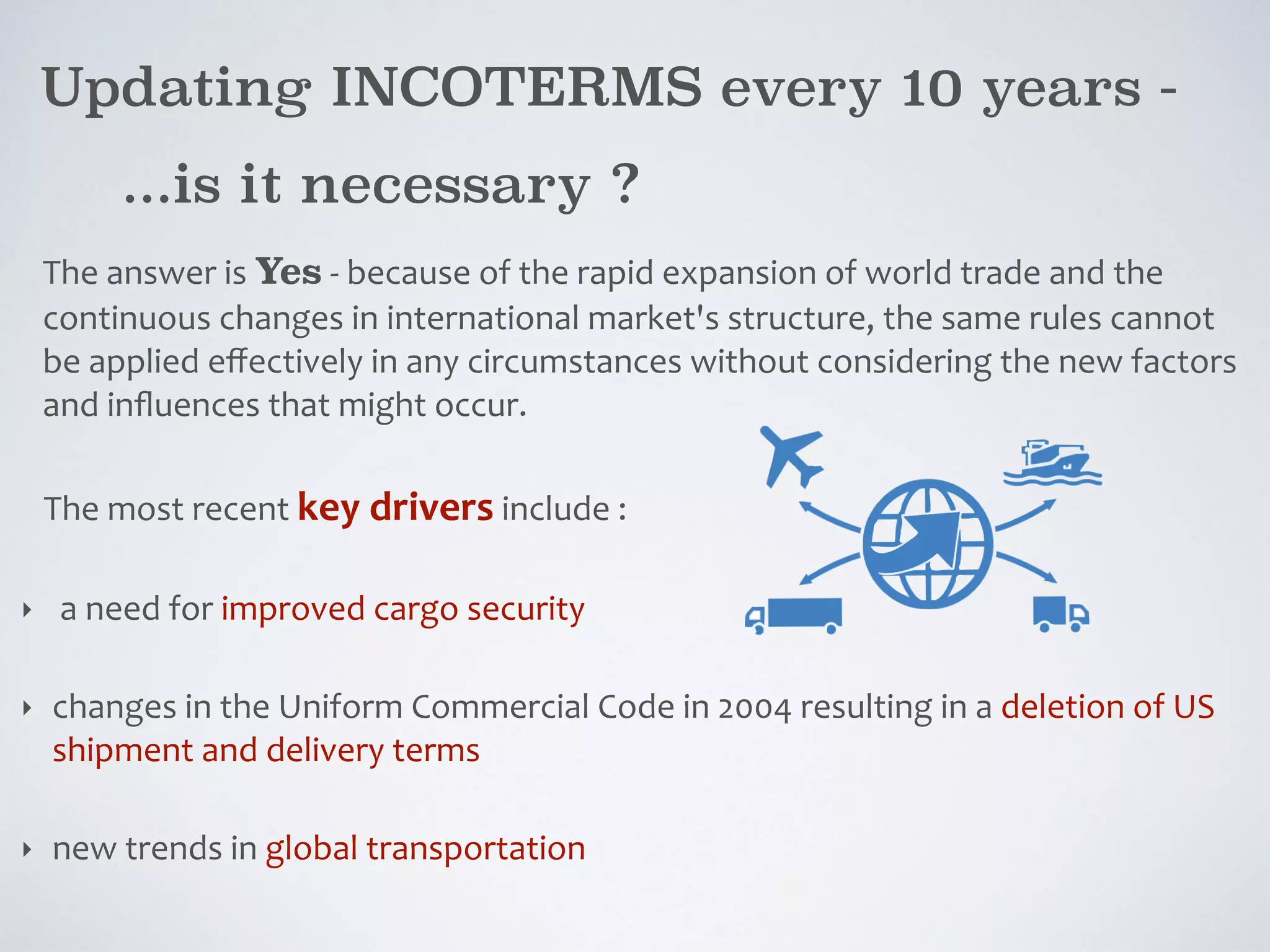 All about INCOTERMS latest revision | PDF