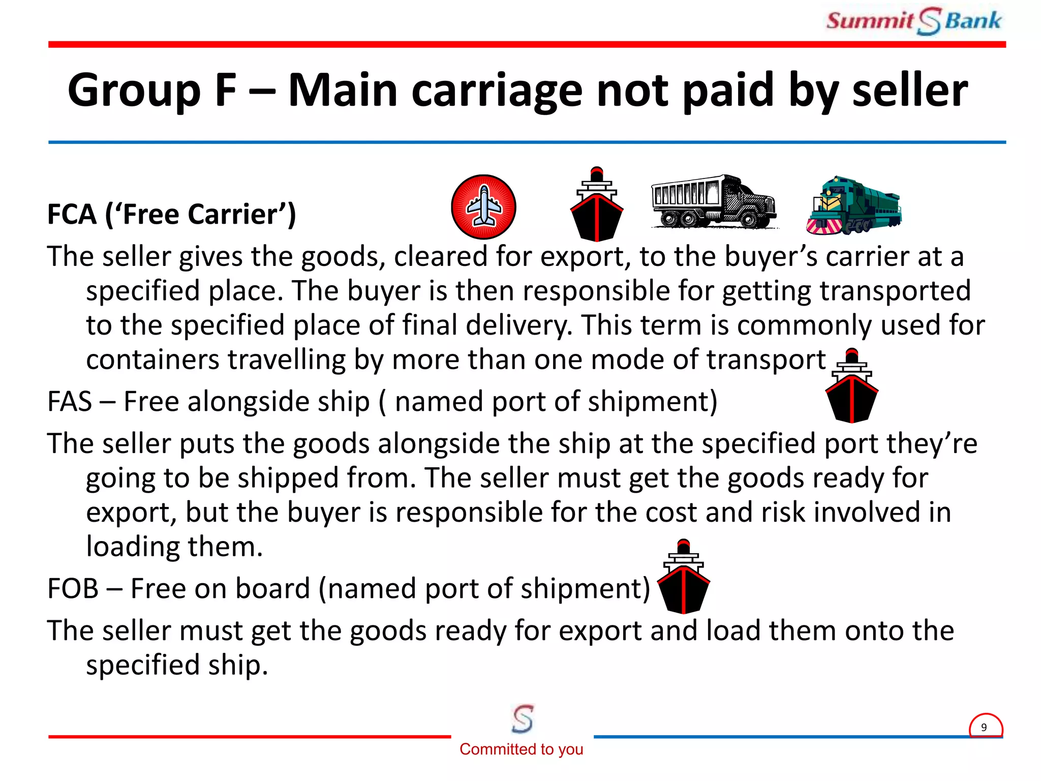 INCO Terms: Unit 2 | PPT