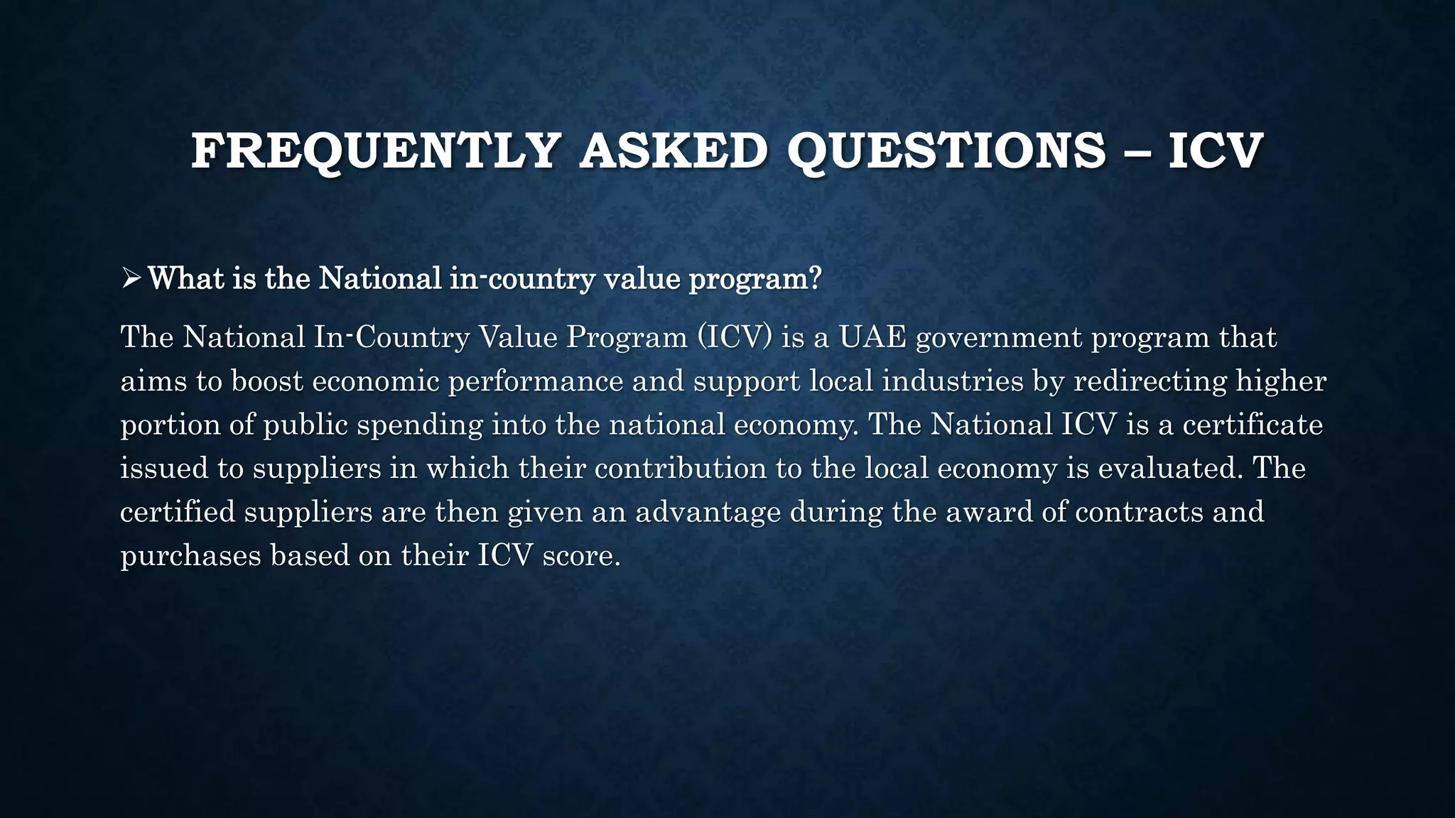 In Country Value Program (ICV).pptx